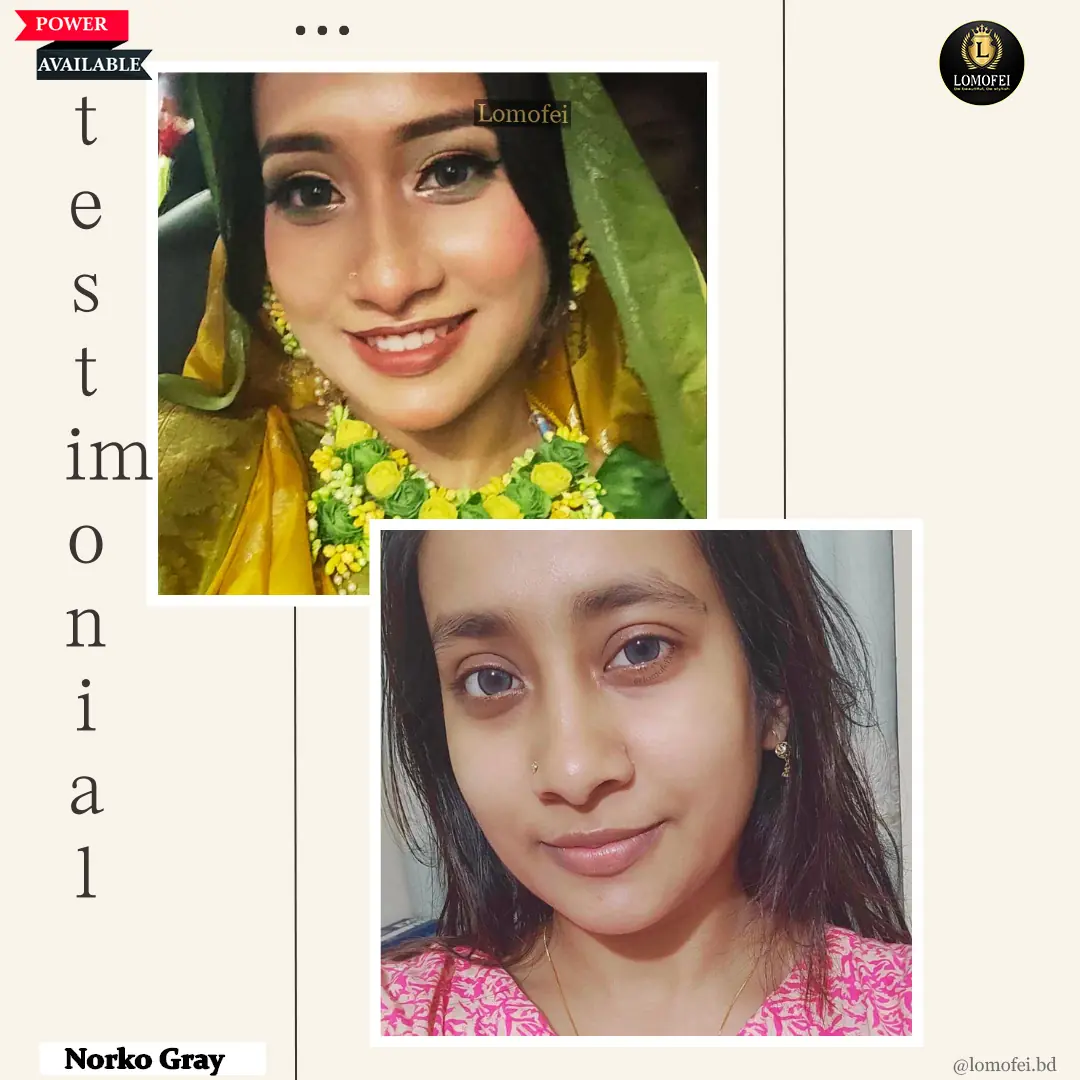 Ksseye Norko Diamond Gray Prescription Power Eye Contact Lens